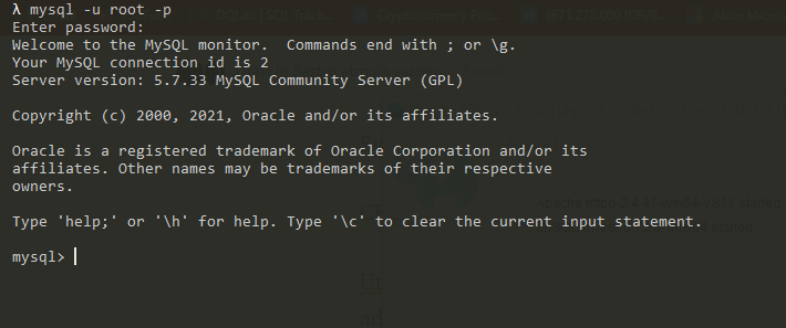 Sql Create Database Syntax Create Database Databasename Untuk Membuat