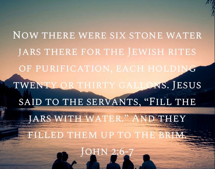 Jesus said, “Fill The Jars With Water.” | by Gabriel Mattix | Medium