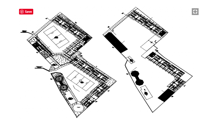 Site plan of school with detail dimension in autocad | by Cadbull | Medium