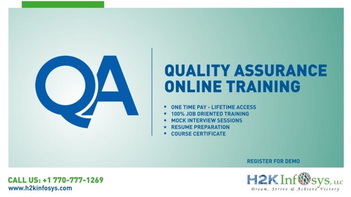 Online QA Tutorials. H2K Infosys is the leading provider of… | by Naveen Madaram | Medium