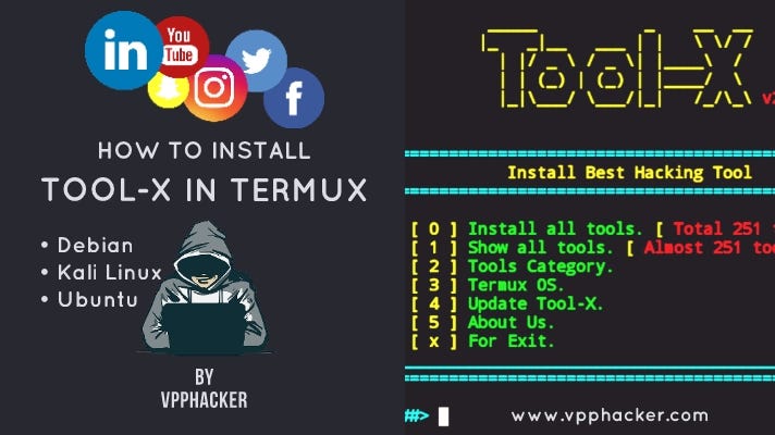 How to install Tool-X in Android using Termux - VPP Hacker | by VPP ...