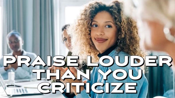 Praise Louder Than You Criticize. “O bless our God, ye people, and make ...
