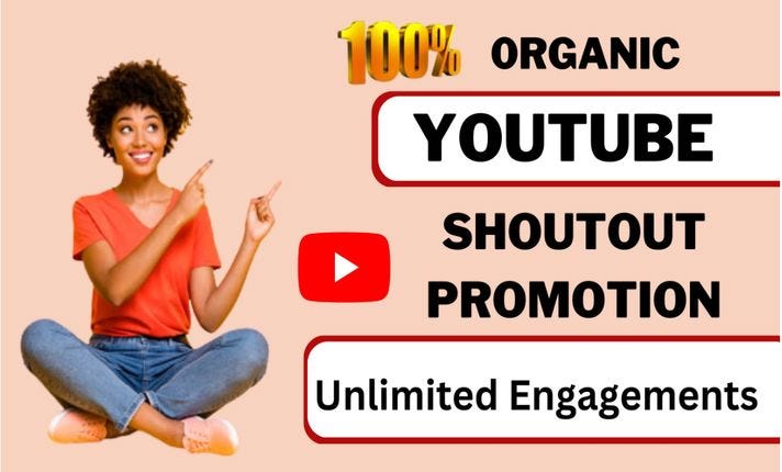 organic shoutout promotion for your YouTube channel, video | by Josephfaroni | Medium