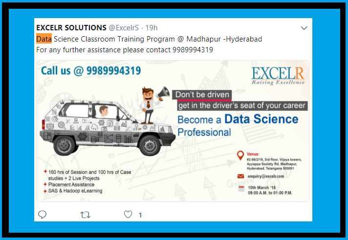 ExcelR Solutions — The Expert’s Guide for Data Science Training in ...
