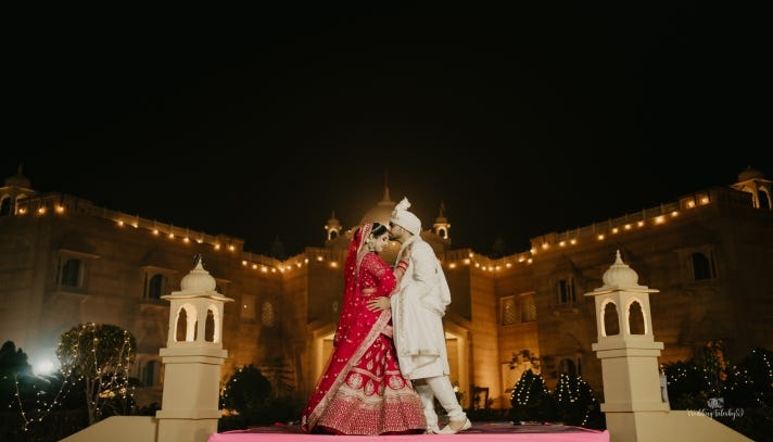 Divine Romance: A Temple Destination Wedding in India | by Shaadiyari ...