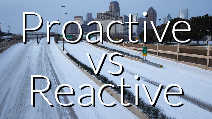 Proactive vs Reactive. “Be prepared, and prepare yourself, you… | by ...