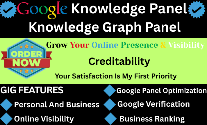 I will create google knowledge panel, setup knowledge graph for your ...