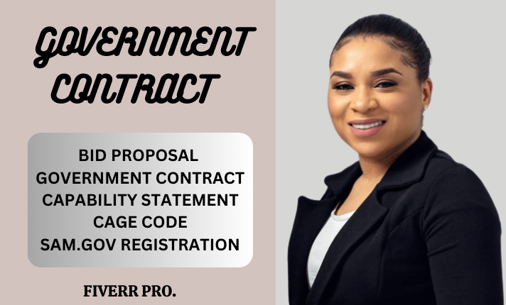 I will help you apply for government contract, write rfp,rfq,bid ...