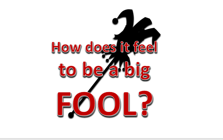 How does it feel to be a big fool? | by afokay - thechroniccakehaholic ...