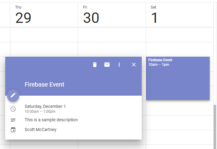 Integrating Firebase Cloud Functions with Google Calendar API | by Scott McCartney | Zero Equals ...