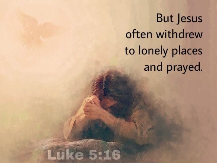 EVEN JESUS WITHDREW. Sometimes it is okay not to be okay.It… | by ...