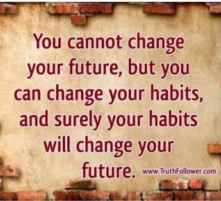 “Change your Habits, Change your Future. ” | by Muafiaparveen | Medium