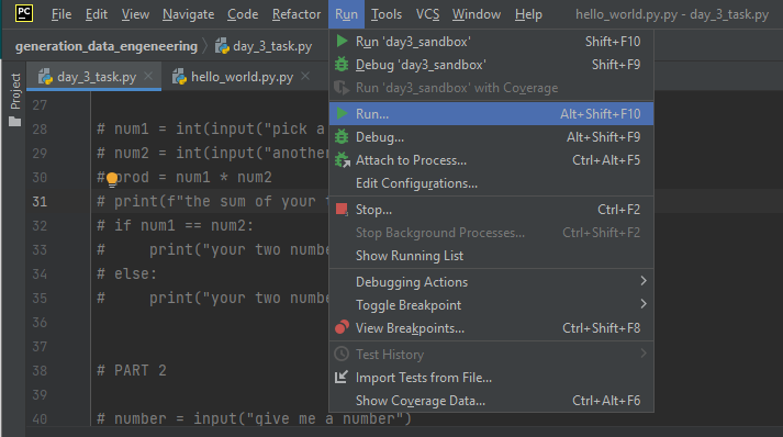 PyCharm Run and Debug. The little green play button | by Daniela ...