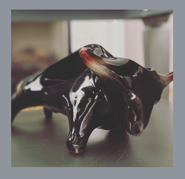 My Beloved Bull & Total B.S.. Some precious objects we own and adore ...