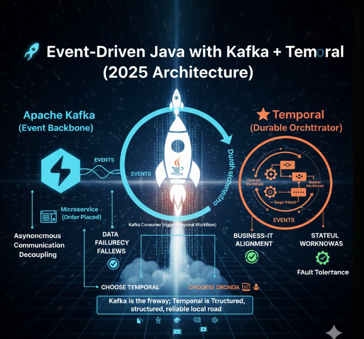 🚀 Event-Driven Java with Kafka + Temporal (2025 Architecture) | by ...