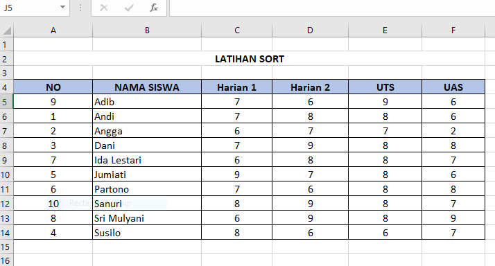 Latihan Sort & Filter pada Ms.Excel (Day 18) | by Naufal Surya Ibrahim | Medium