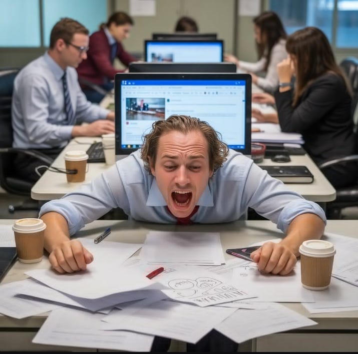 People Often Pretend Like They Are Swamped With Work Each Day | by ...