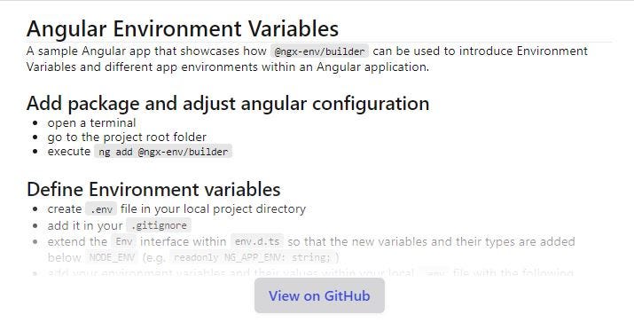 Handling environment variables within Angular applications | by Nermine Hamdi | Medium