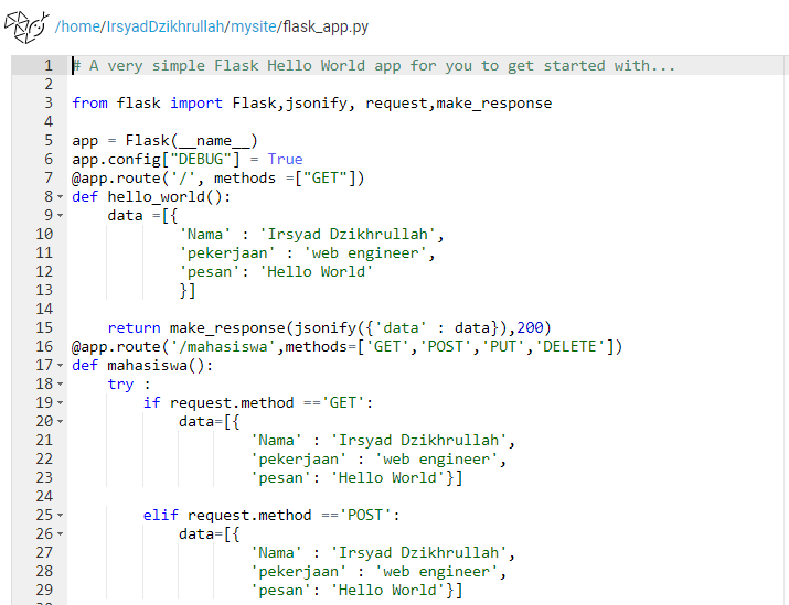 Implementasi Pythonanywhere Dan Melakukan Hosting Di 000webhost By