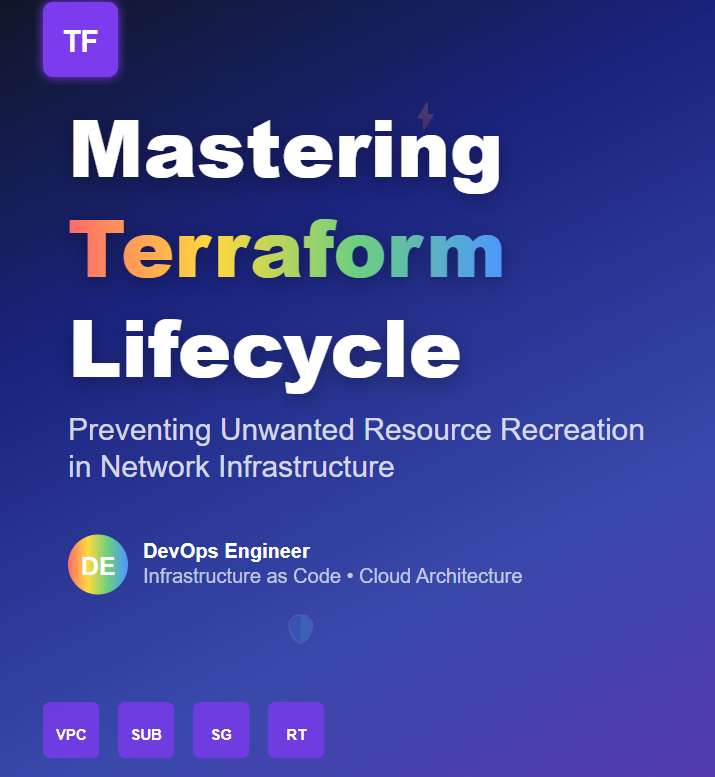 Terraform lifecycle , preserving resources recreation | Medium