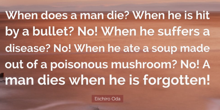 When does a man die?. When does a man die? When he is hit by… | by ...
