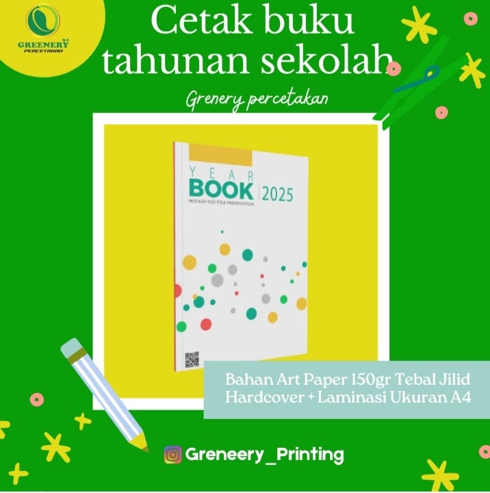 TERBAIK Cetak buku tahunan sekolah muara Teweh Hub 0811 5239 490 WA - Ikhsangreenery - Medium