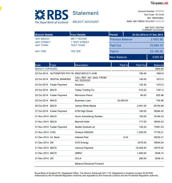 Scraping Data From Bank Statements | by Pieter Gouws | Python in Plain ...