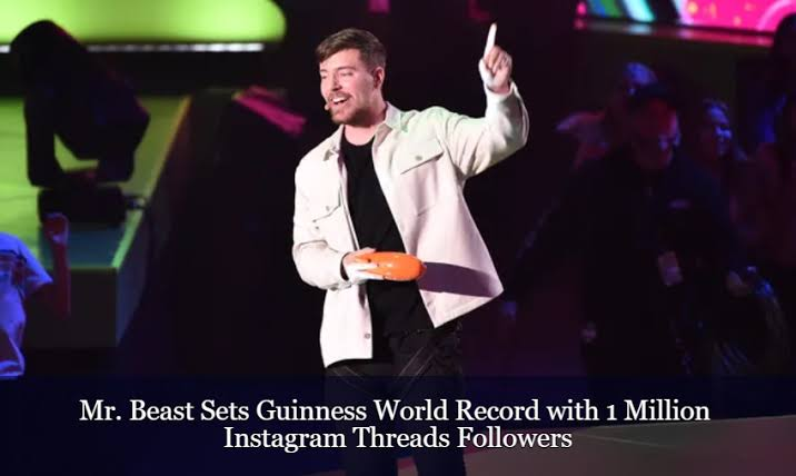 Mr. Beast Sets Guinness World Record as First Individual to Reach 1 ...