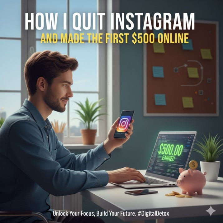 How I Quit Instagram and Made My First $500 Online | by SocialScreen ...