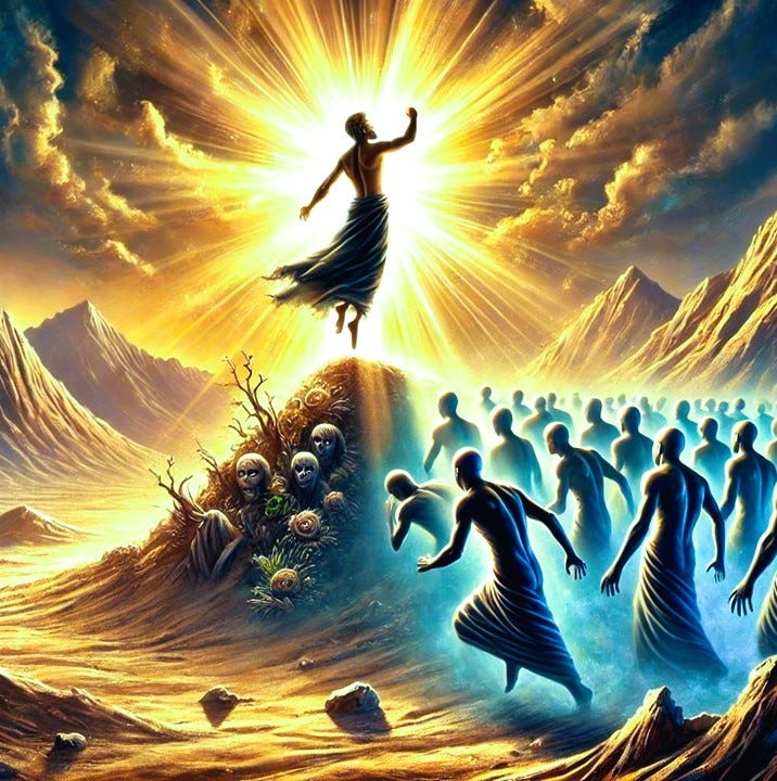 Man Emerges from the Exodus, Rising Above Egoism | by Margie Collier ...