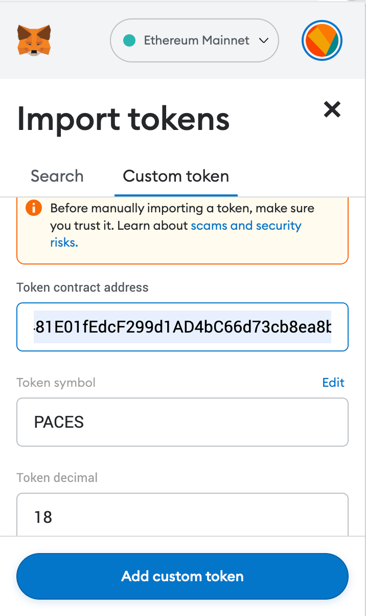 How To Add PACES Token to MetaMask - Pocket Aces Club - Medium
