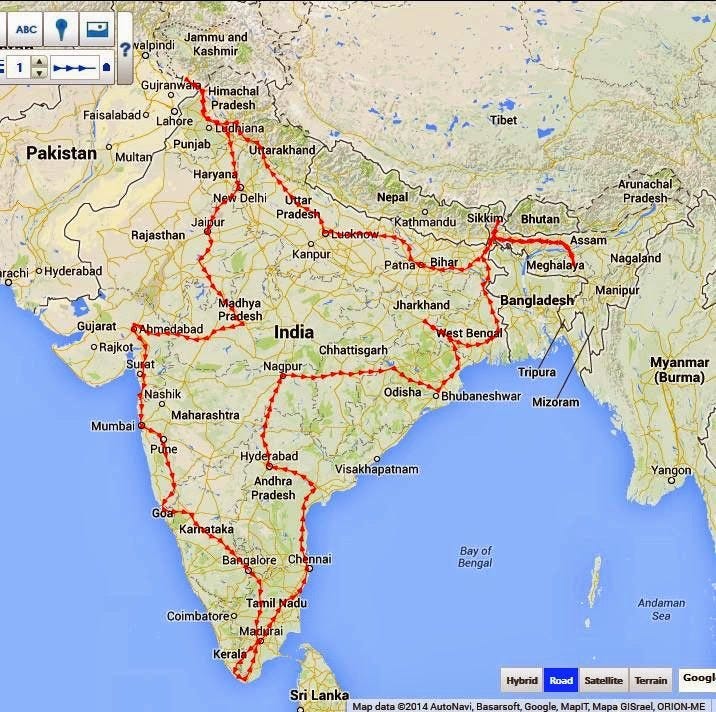 My Pan India Motorcycle Tour. One week before the start of the ride ...