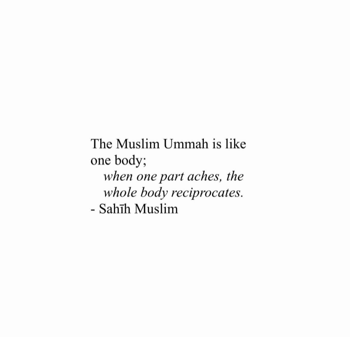 One Ummah One Body
