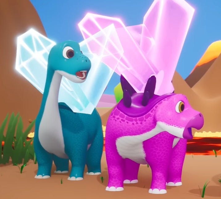 Jurassic World Diamonds Valley Treasure Hunt — Dinosaurs Finds Diamonds ...