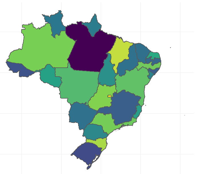Mapa Choropleth usando Dados Abertos! | by Marcos Wesley ...