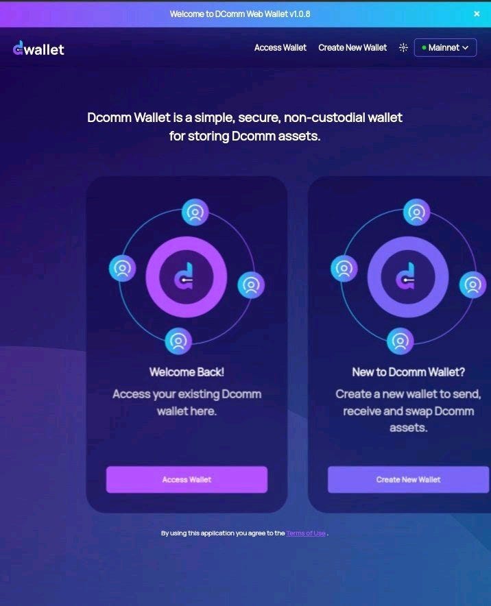 Introduction to @Dcomm Wallet . Explore the best wallet user interface ...