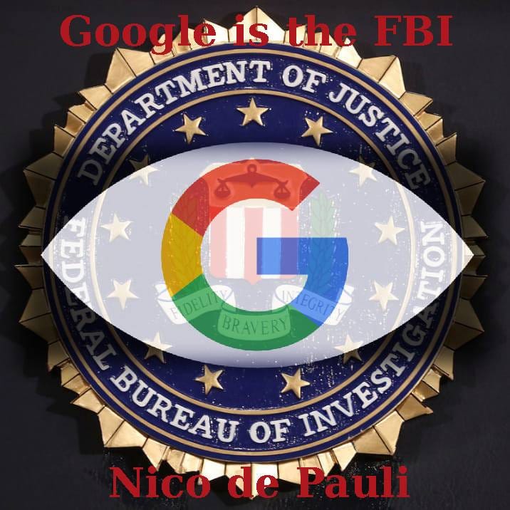 Google is the FBI ”. a Sci-Fi book written by Nico de Pauli | by Nico ...