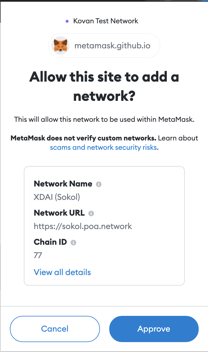 Connect Users to Layer 2 Networks with the MetaMask Custom Networks API | by Dan Finlay ...