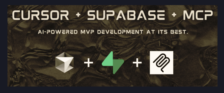 How I Build MVPs Super Fast with Cursor, Supabase, and MCP | by Algo Insights | Coding Nexus ...