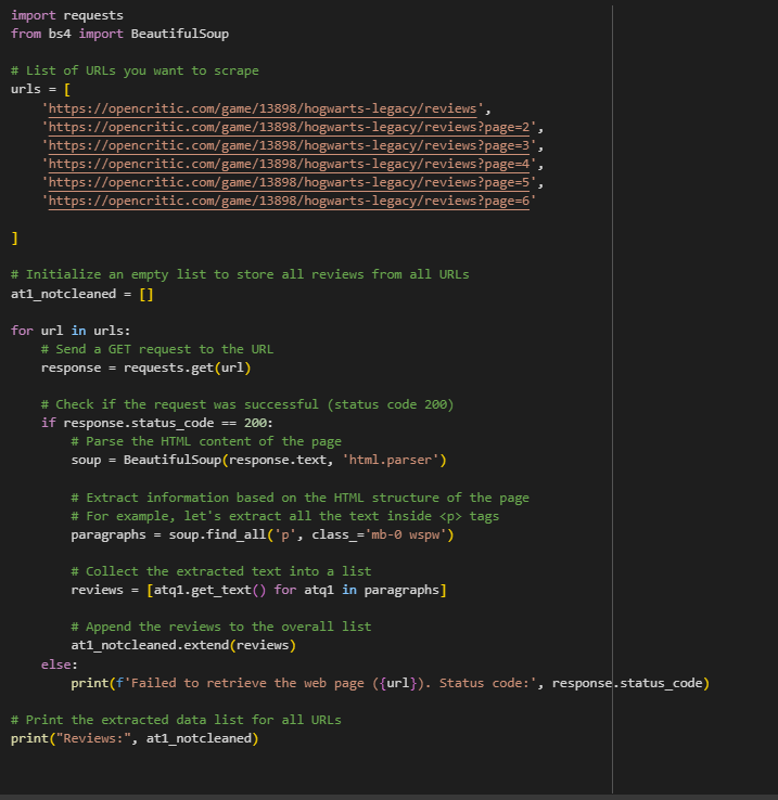 ETL for OpenCritic.com. Group 15: | by Mira Ezlyn | Medium