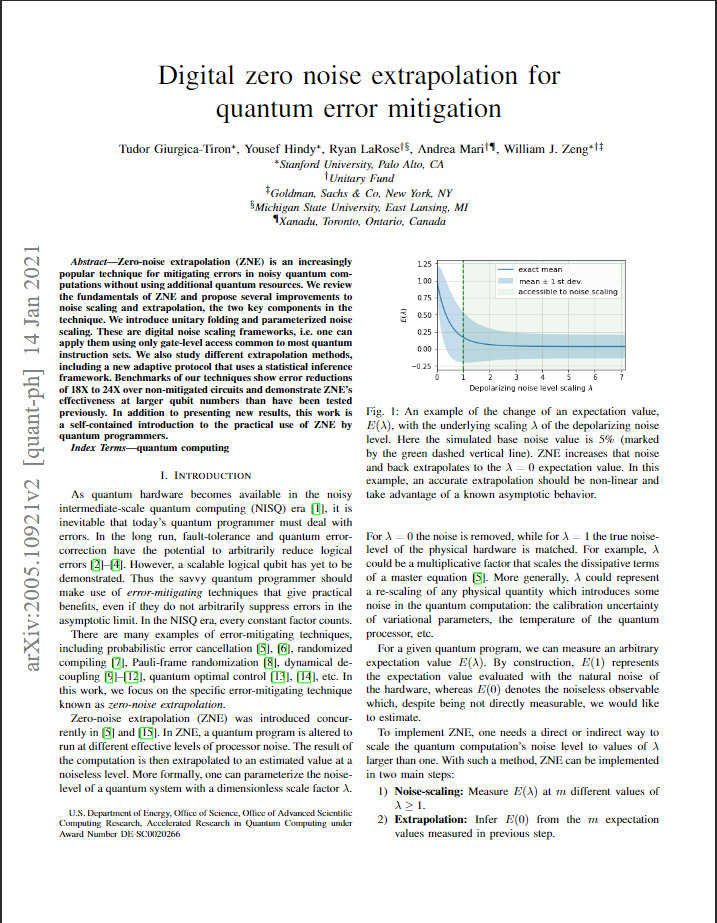 Digital zero noise extrapolation for quantum error mitigation | by Monit Sharma | Medium