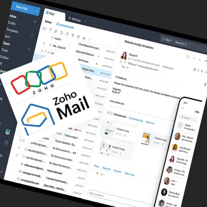 Zoho Mail Lite 10GB. Email hosting for multiple domains | by JamField ...