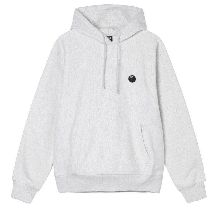 8 B8 Ball Embroidered Hoodie — Grey Stussyhoodie Medium