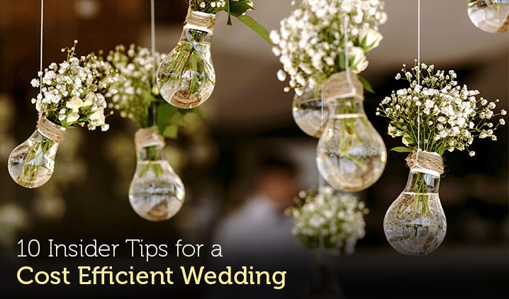 10 Insider Tips for a Cost Efficient Wedding | FnB India | by F&B India ...