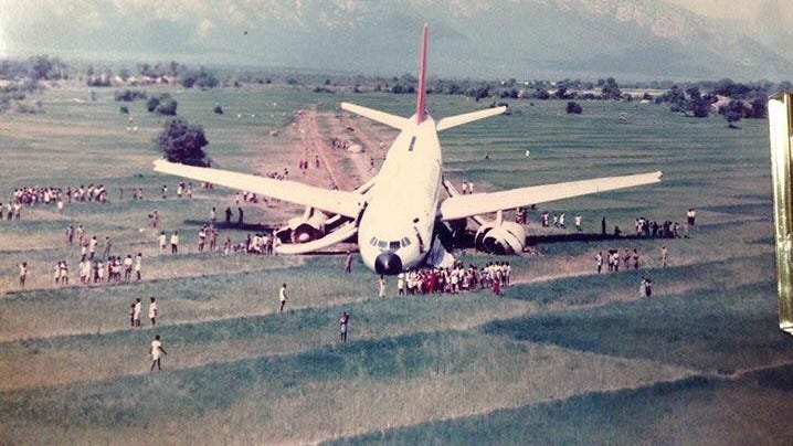 When an A300 landed on a dry lake | by Stories from Indian Aviation ...