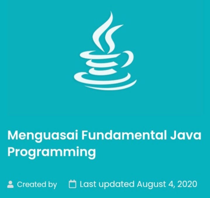 MENGUASAI FUNDAMENTAL JAVA PROGRAMMING (PBO Bagian 4) | by RIZKI FAUZI | Medium