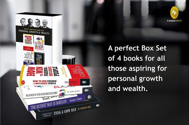 World’s Greatest Books For Personal Growth & Wealth (Set of 4 Books ...