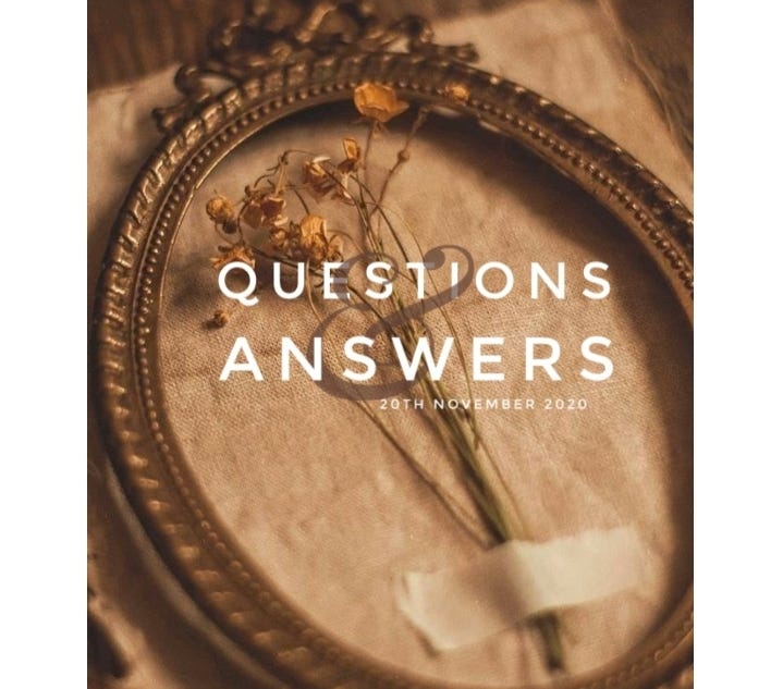 Lots of questions resounds in my mind Questions that no one wants to ...