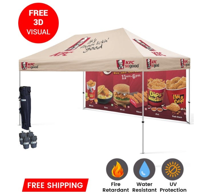 Custom Popup Tent Your Instant Brand Oasis | by Catradeshowsdisplays ...